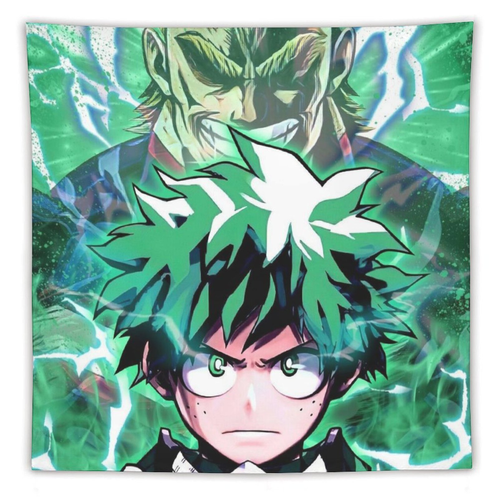 Mha My Hero Academia Izuku Midoriya Tapestry Luxury Wall Hanging ...