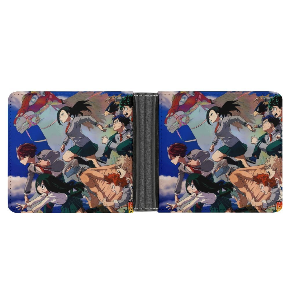 Mha My Hero Academia Boku PU Leather Bifold Wallet Money Organizers ...