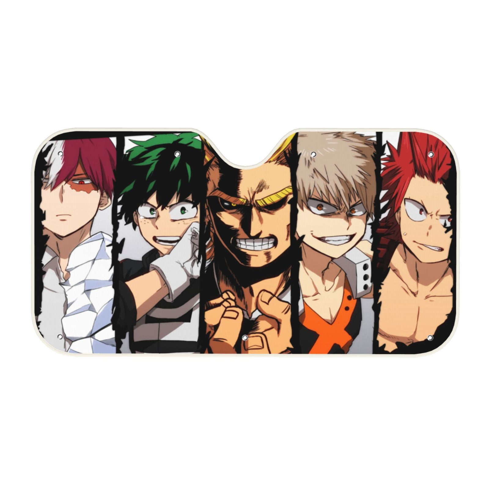 Mha My Hero Academia Foldable Car Windshield Sunshade Vehicle ...