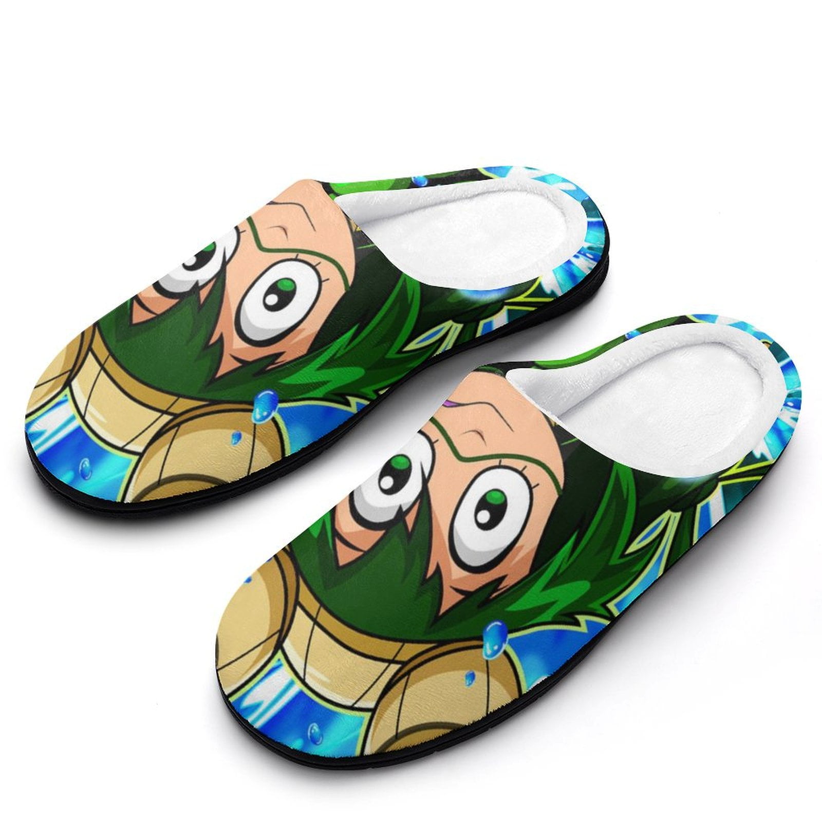 Mha My Hero Academia Fuzzy Cotton Slippers For Mens Winter Cotton ...