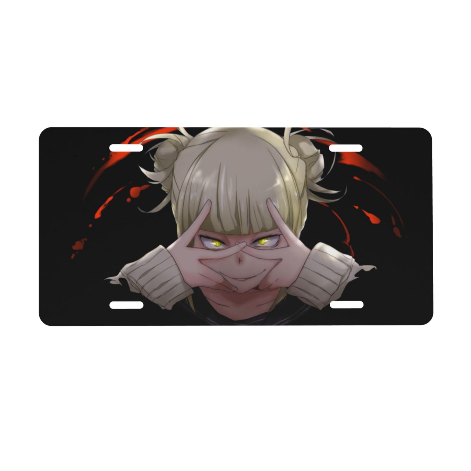 Mha My Hero Academia Himiko Toga License Plate Cover Aluminum Novelty ...