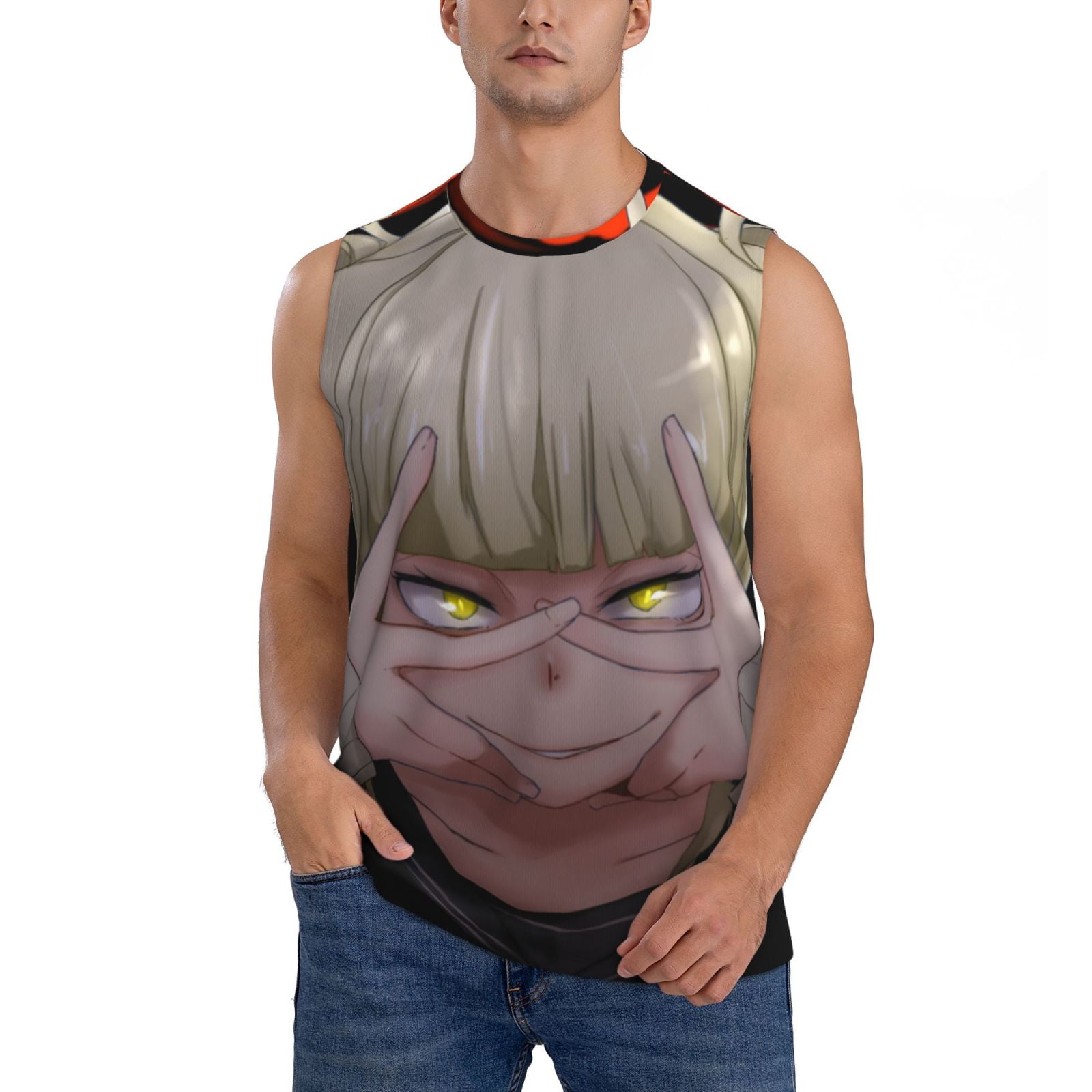 Mha My Hero Academia Himiko Toga Men's Tank Top Lightweight Summer ...
