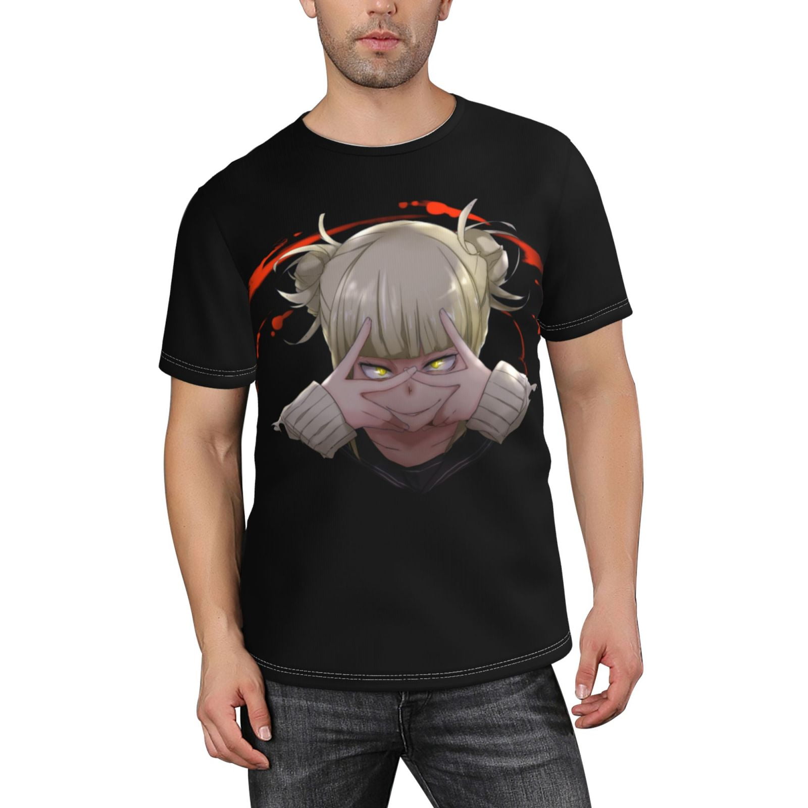 Mha My Hero Academia Himiko Toga T-Shirt for Men Novelty 3D Pritneted ...