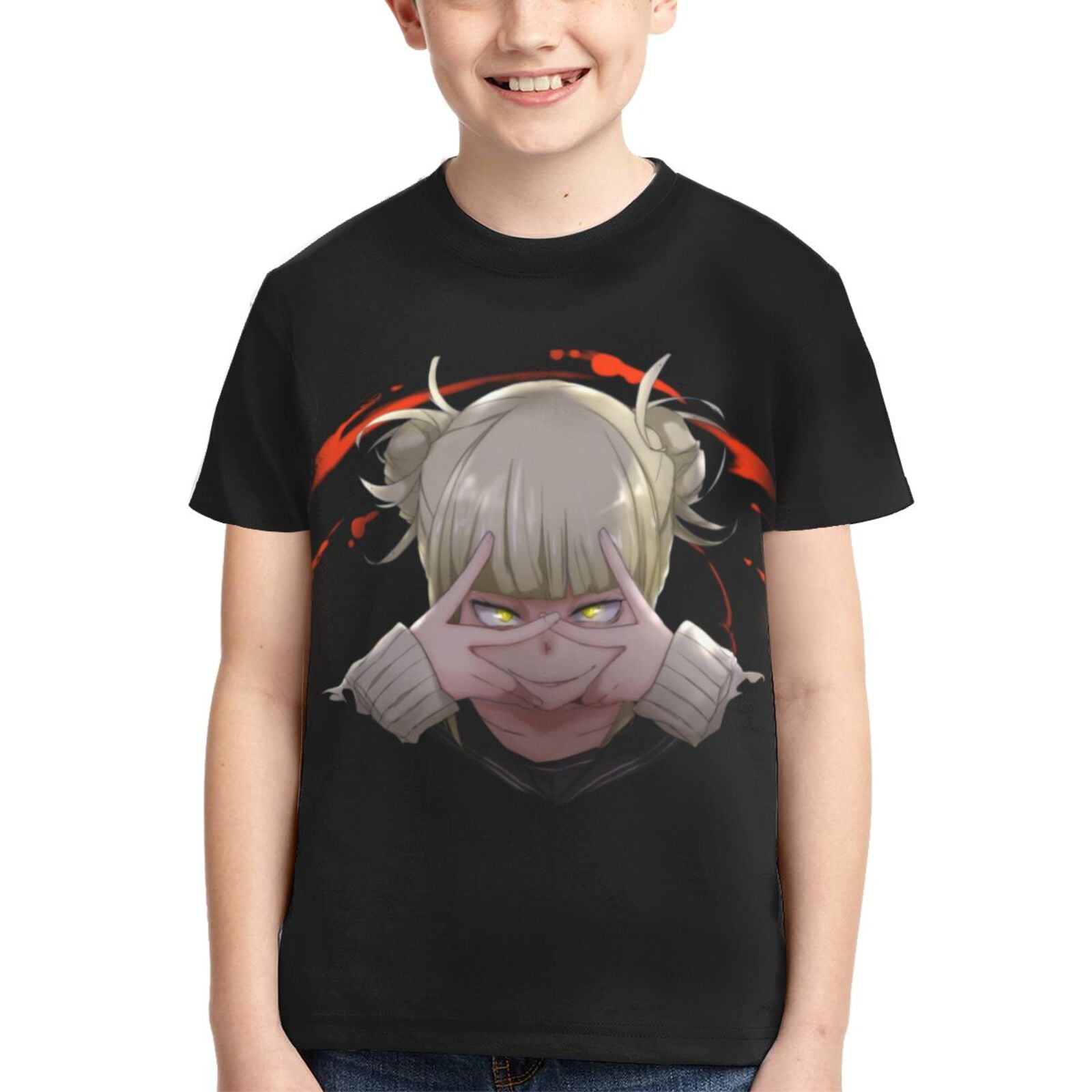 Mha My Hero Academia Himiko Toga Youth Unisex T-Shirt Crewneck Short ...