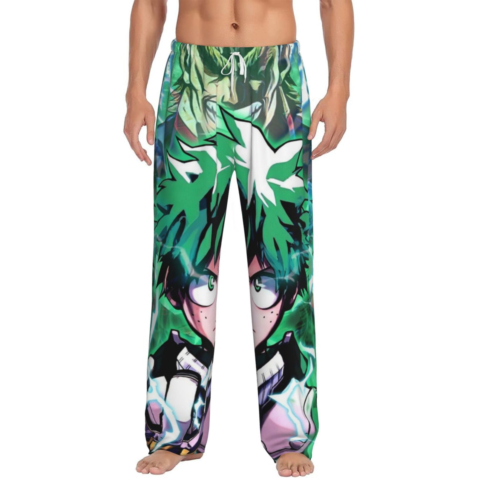Mha My Hero Academia Izuku Midoriya Men's Pajama Pants With Pockets ...