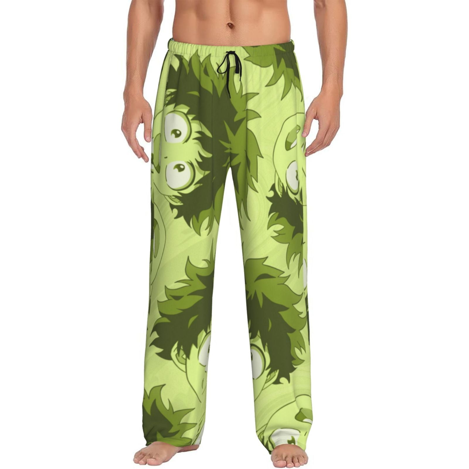 Mha My Hero Academia Izuku Midoriya Men's Pajama Pants With Pockets ...