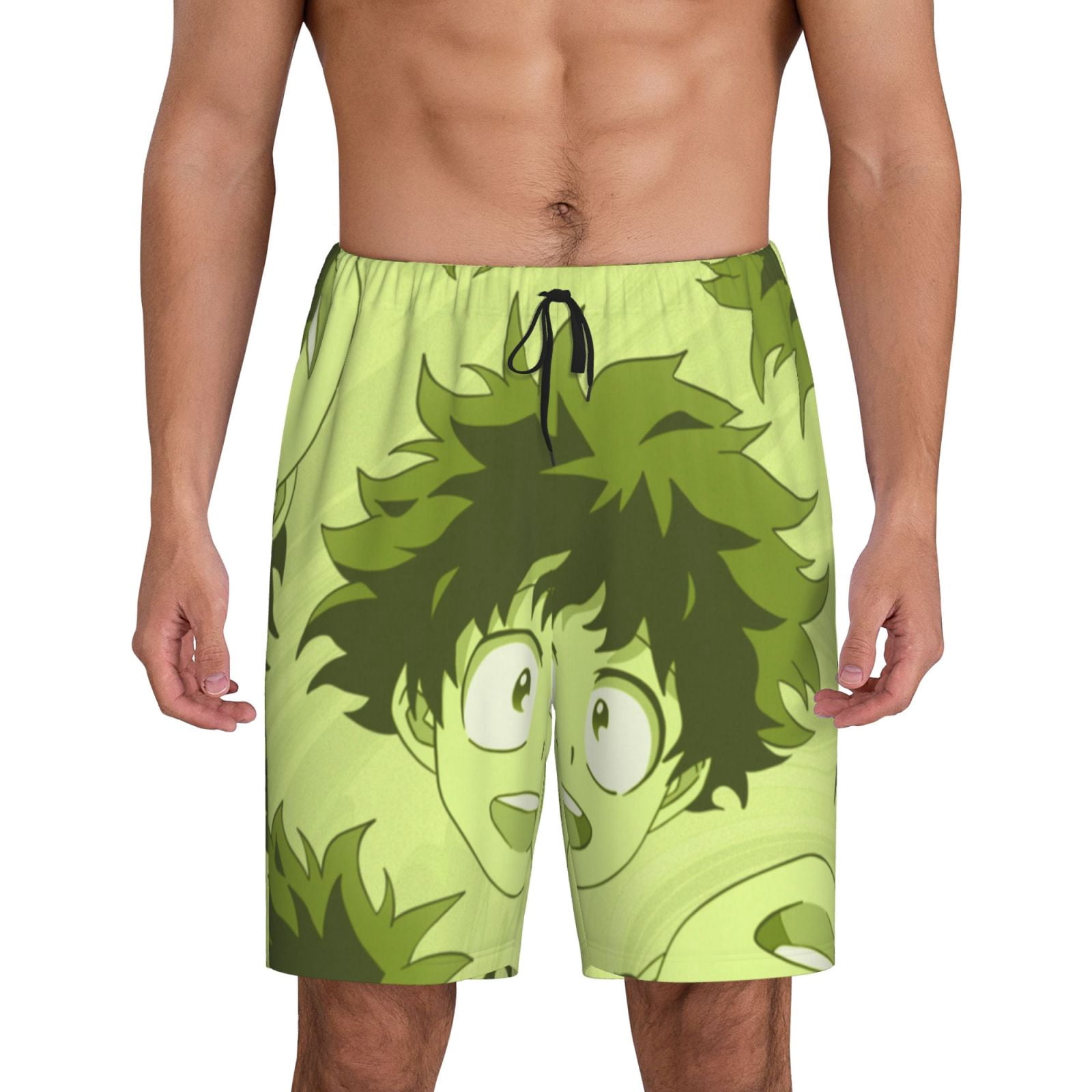 Mha My Hero Academia Izuku Midoriya Men's Short Pajama Pants ...