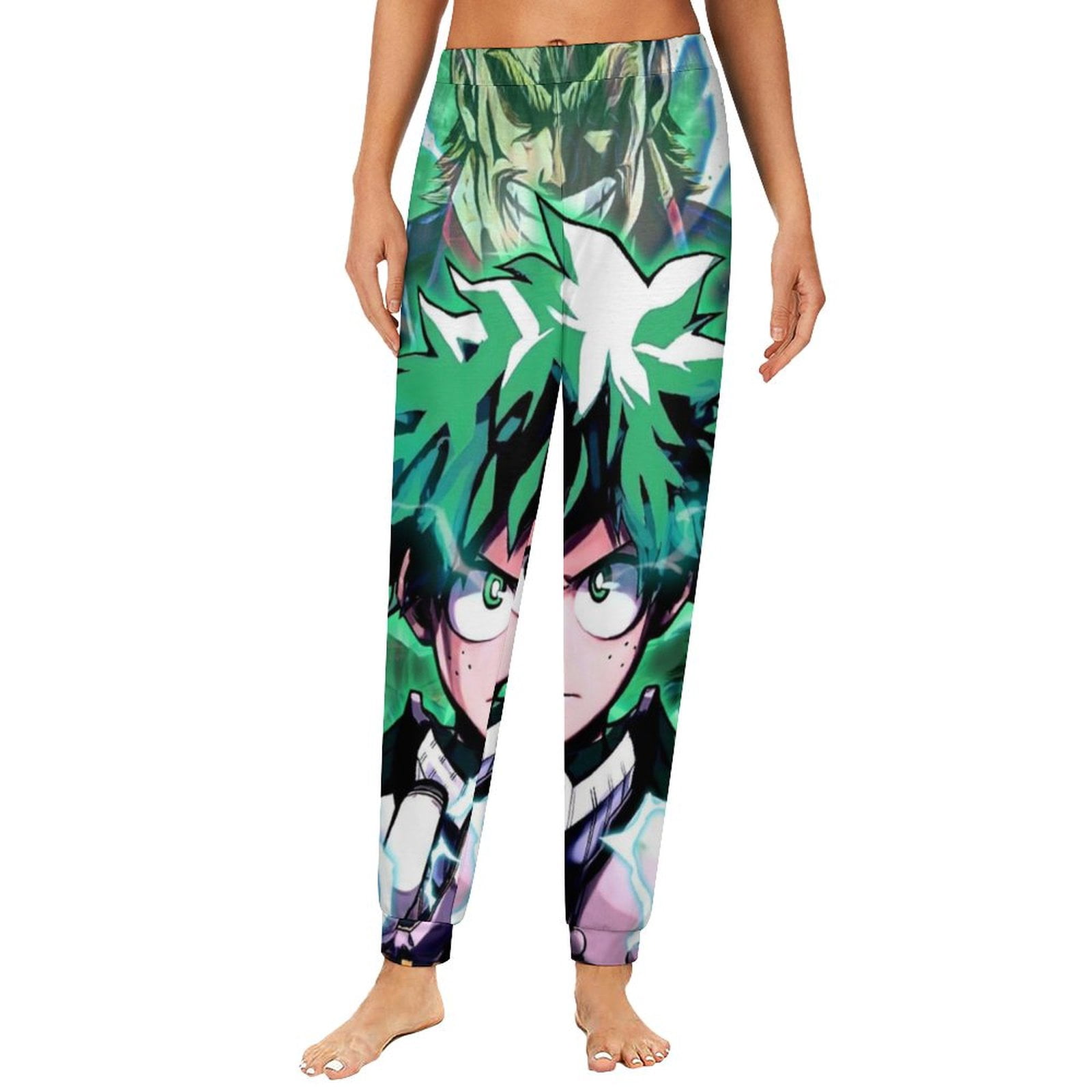 Mha My Hero Academia Izuku Midoriya Pajama Bottoms for Women Novelty ...