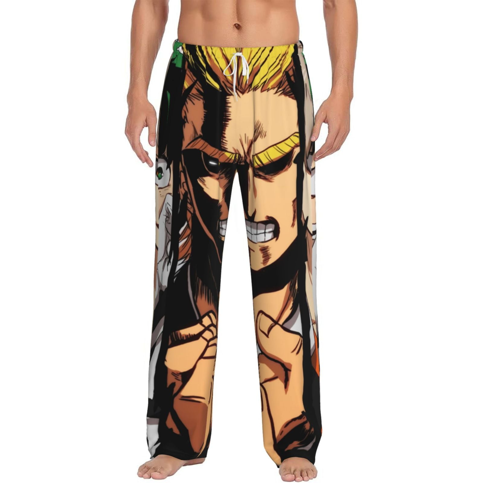 Mha My Hero Academia Men's Pajama Pants With Pockets Lounge Fashion ...