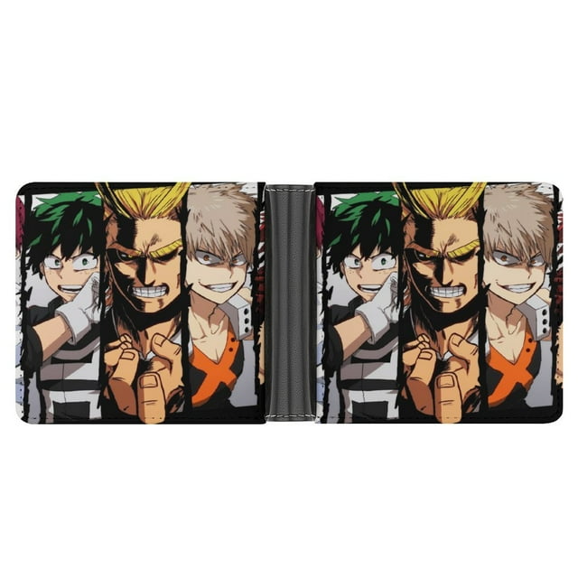 Mha My Hero Academia PU Leather Bifold Wallet Money Organizers Gift ...