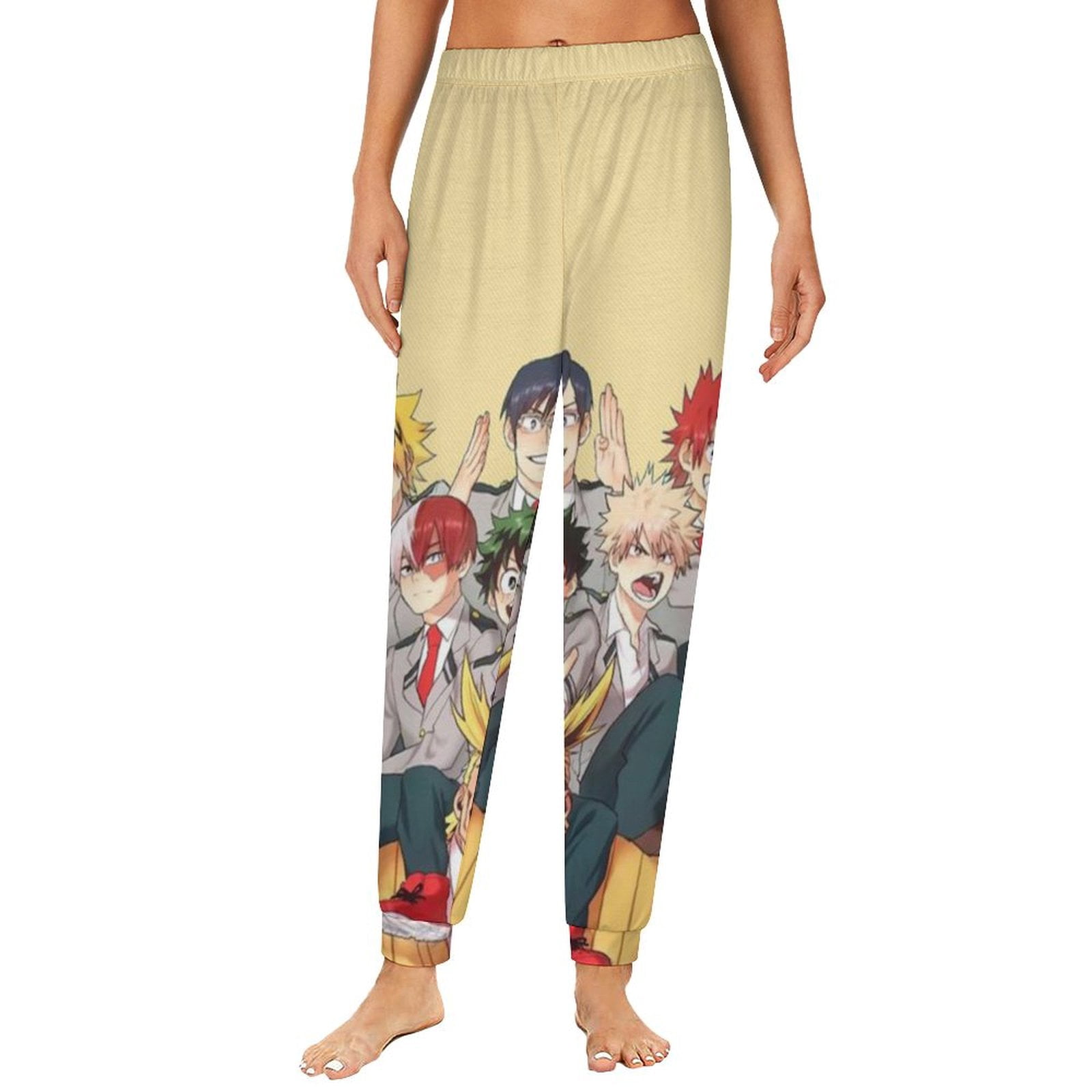 Mha My Hero Academia Pajama Bottoms for Women Novelty Lounge Daily Cozy ...