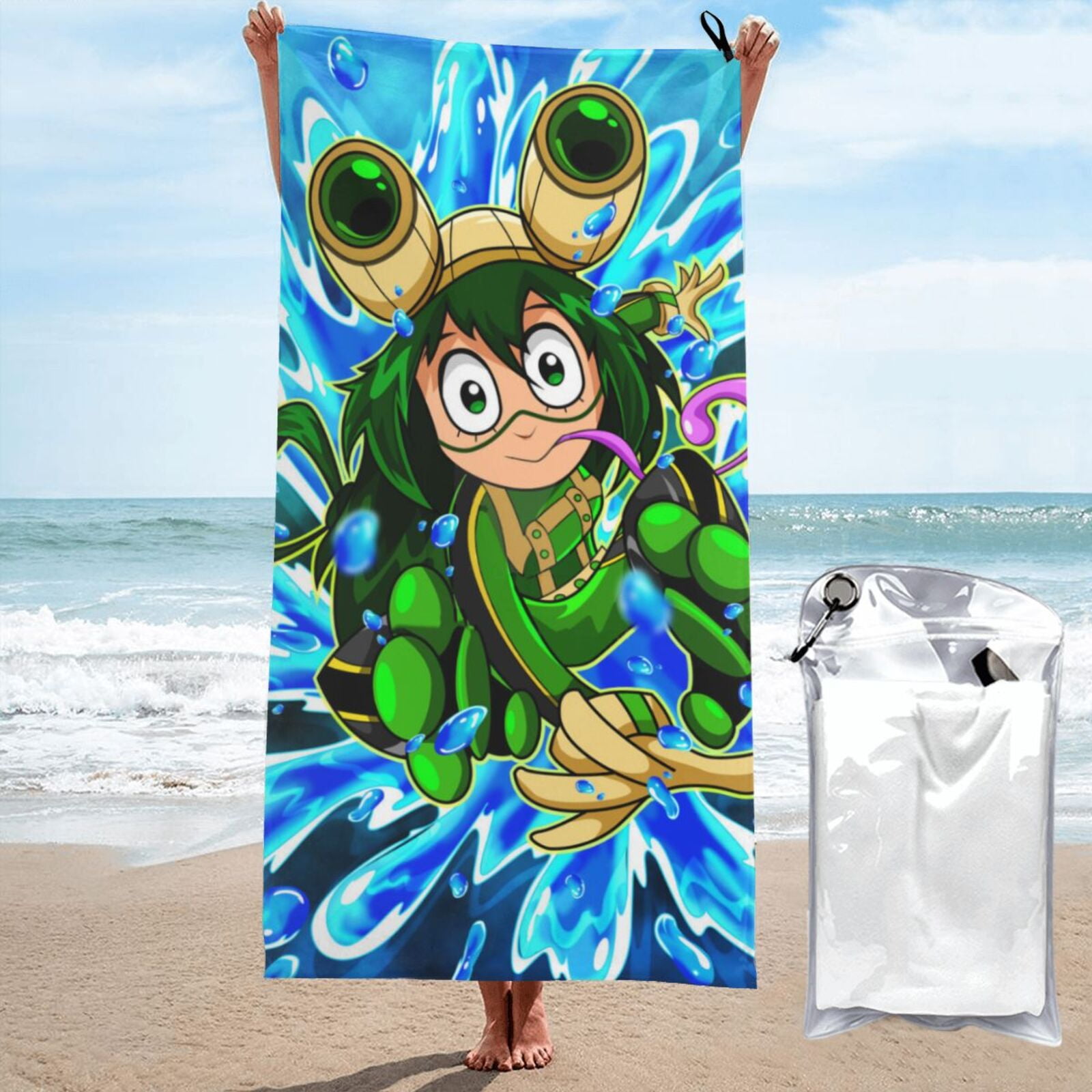 Mha My Hero Academia Quick Dry Bath Towel Lightweight Soft Absorbent ...
