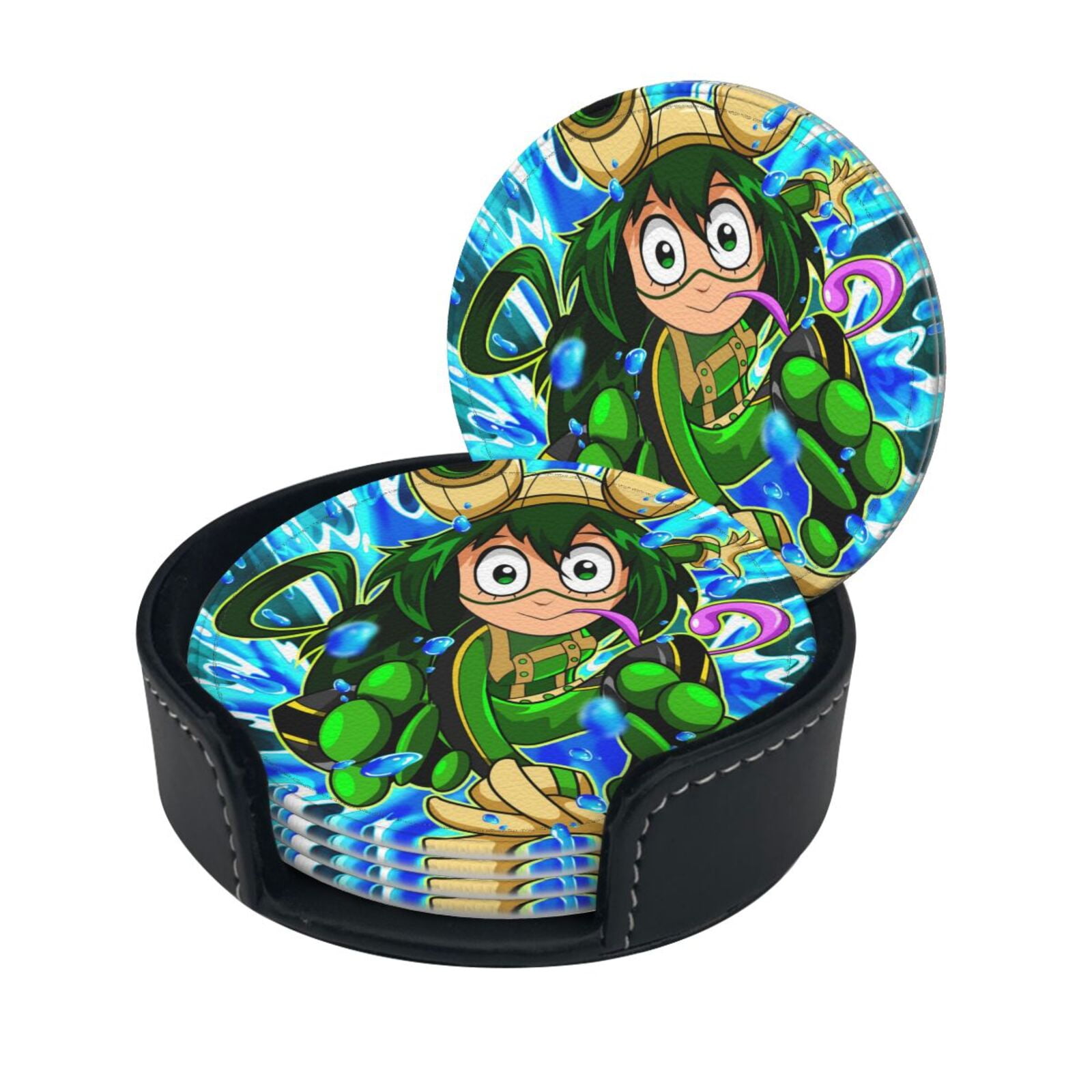 Mha My Hero Academia Round Coaster Set Of 6 Tabletop Protection Mats ...