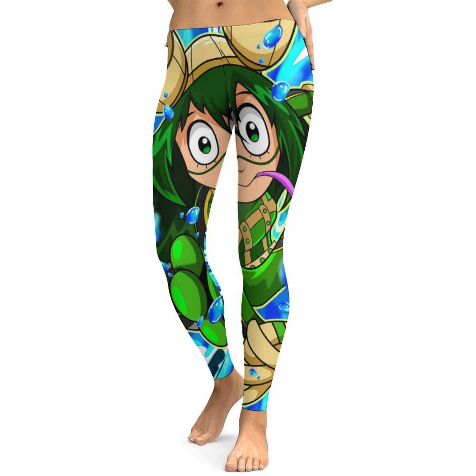 Mha My Hero Academia Yoga Pants Women High Waisted Tummy Control Non ...