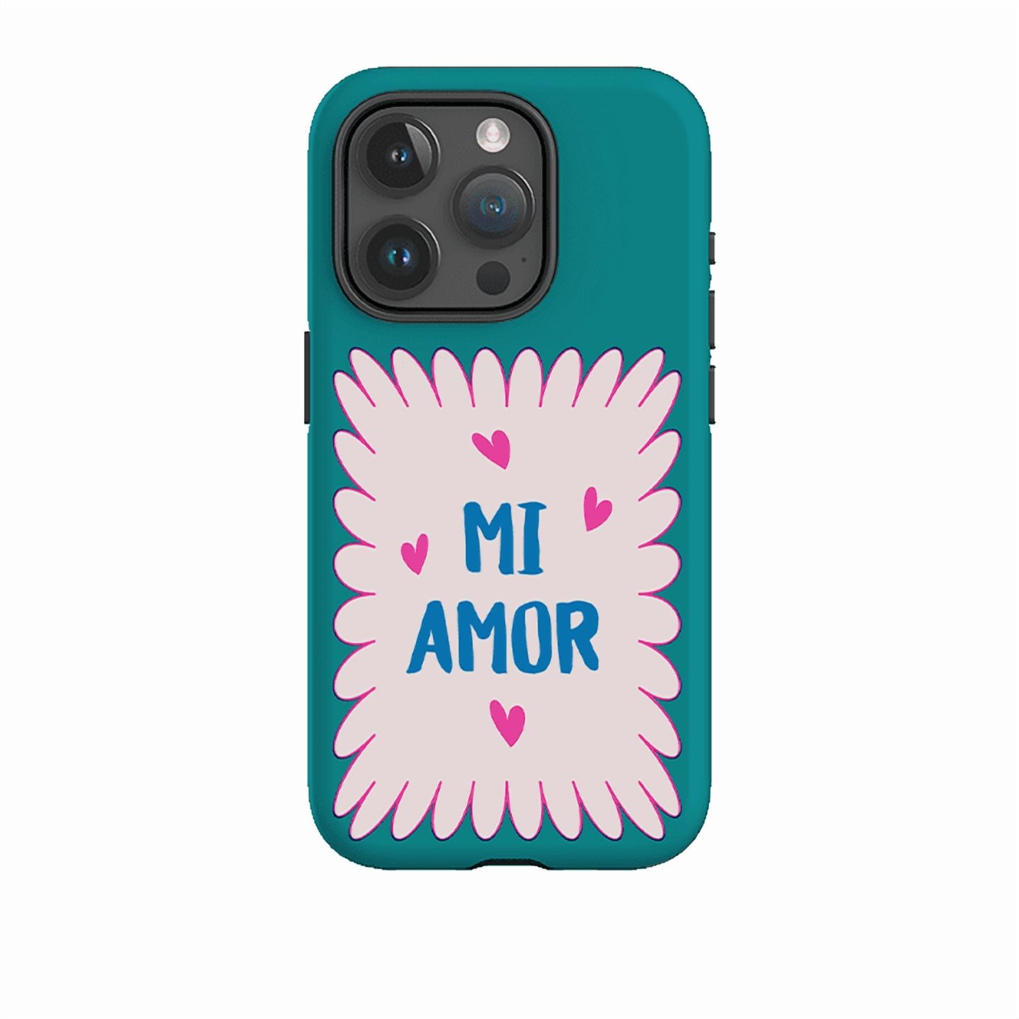 Mi Amor Spanish Romantic Quote Phone Case for iPhone 16 15 14 13 12 11 ...