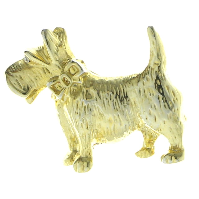 Mi Amore Dog Brooch-Pin Gold-Tone - Walmart Business Supplies
