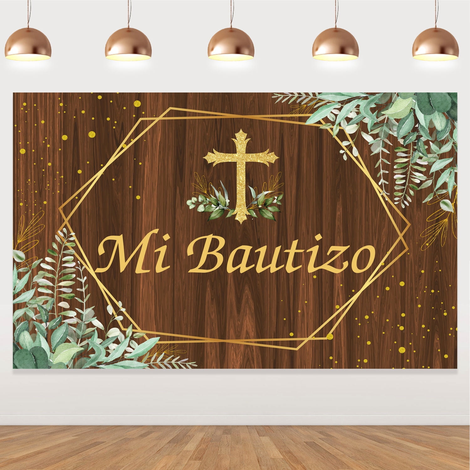 Mi Bautizo Backdrop, God Bless Backdrop First Communion Baptism ...