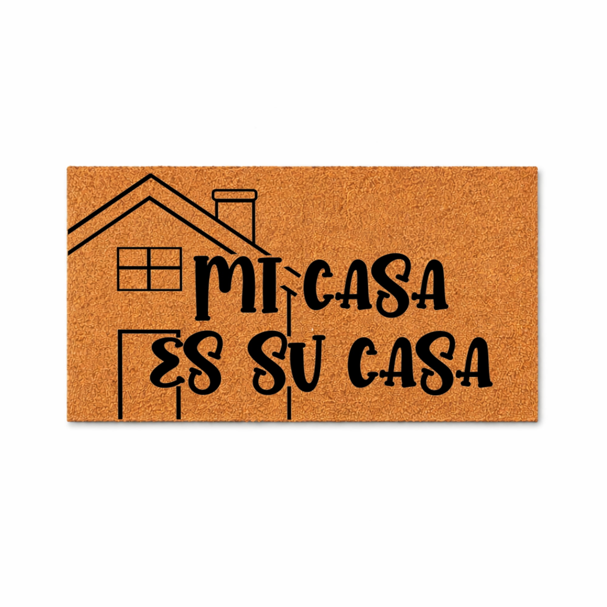 Mi Casa Es Su Casa Doormat, Spanish Welcome Entryway Door Mat With ...