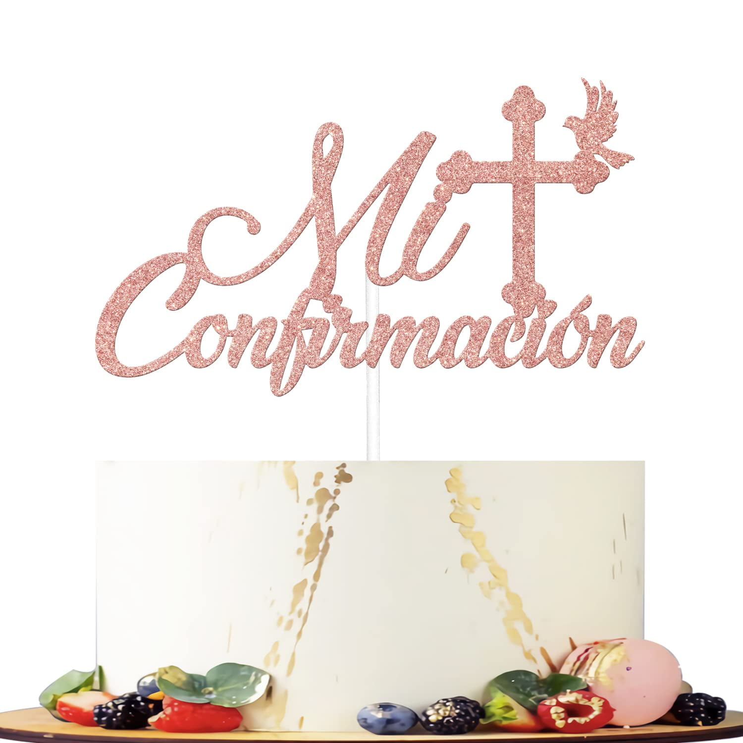Mi Confirmación Cake FEV6 Topper, On Your Confirmation Decorations ...