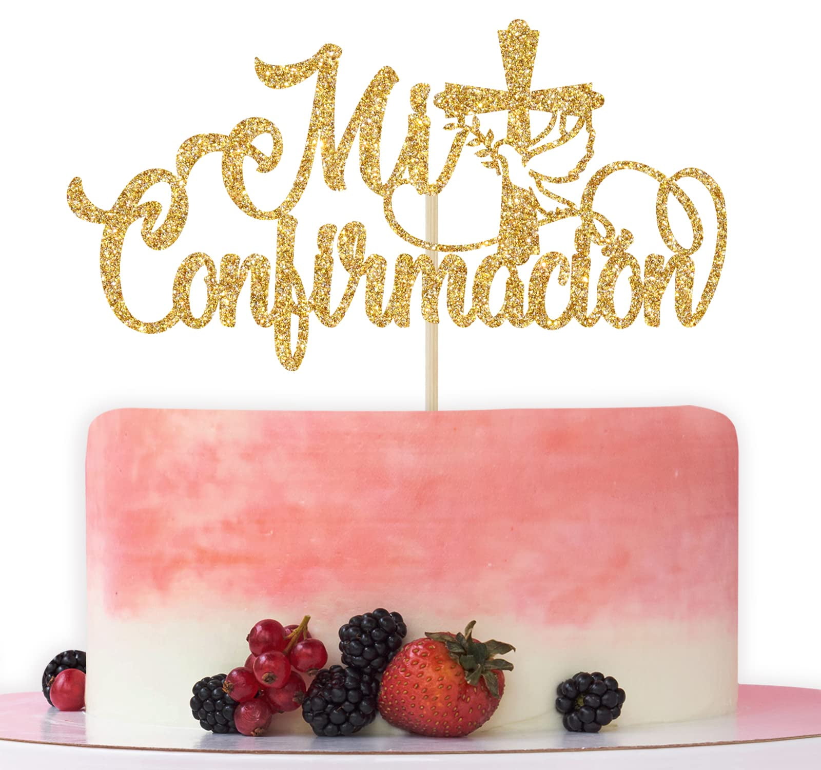 Mi Confirmación CakeTRDN Topper, First Holy Communion Decorations ...