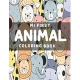 Mi First Animal Coloring Book: Learn Fun Facts, Practice Handwriting ...