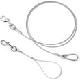 Steel Cable Dog Runner Mi Metty Chew Proof Dog Tie Out Cable – Heavy ...