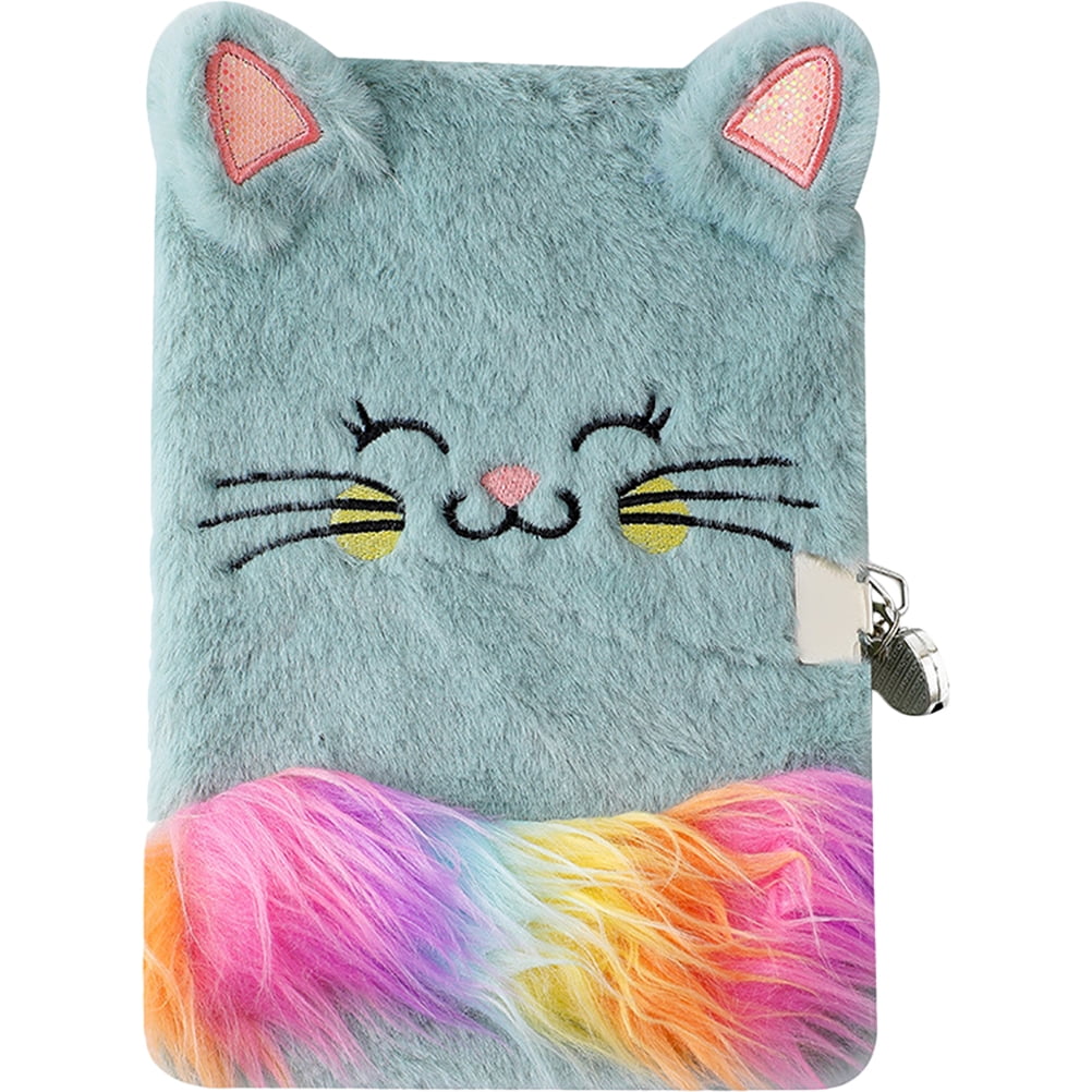 Mi Note Notebook Kids Writing Diary Children's Notepad Cat Plush ...