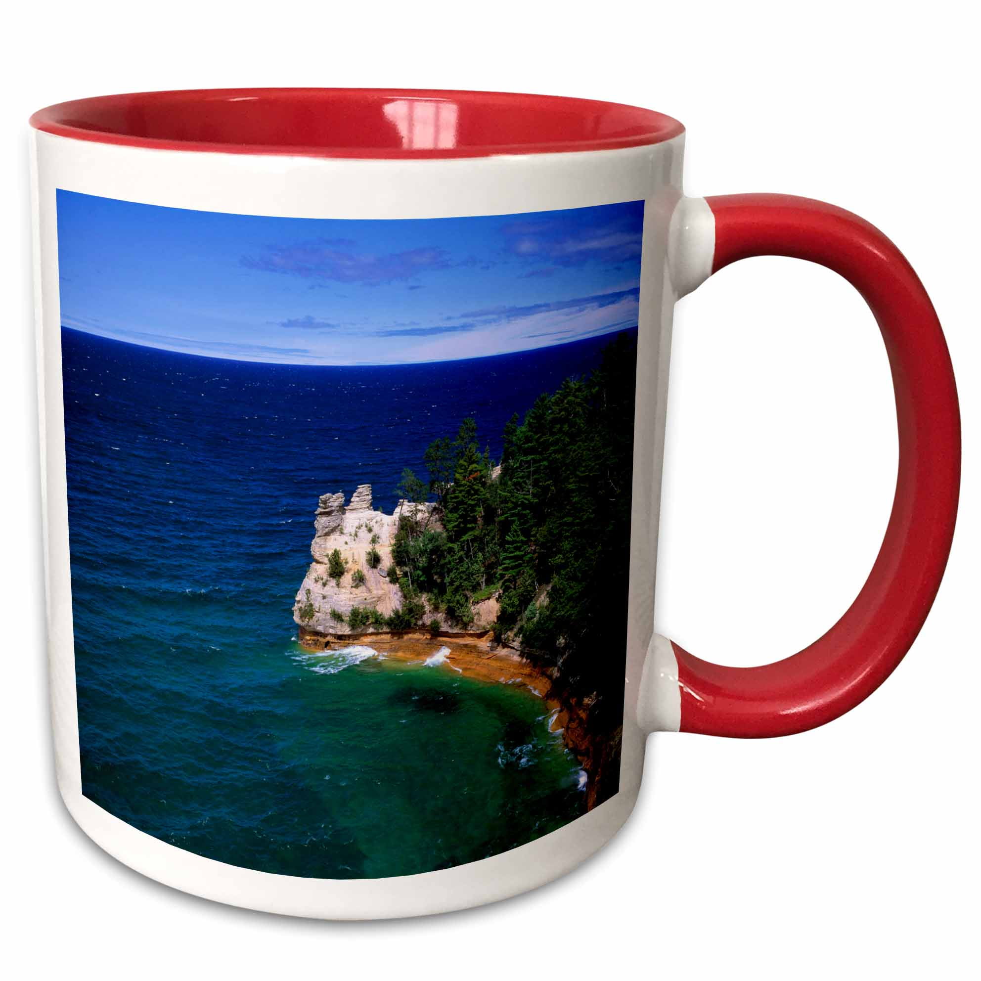 3drose, Mi, Pictured Rocks, Miners Point, Lake Superior - Us23 Rer0015 ...