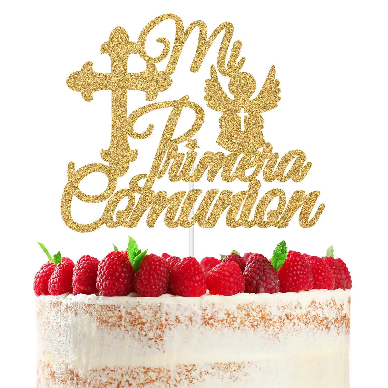 Mi Primera Communion Cake Topper, Cross RST1 Baptism Cake Kids, First ...