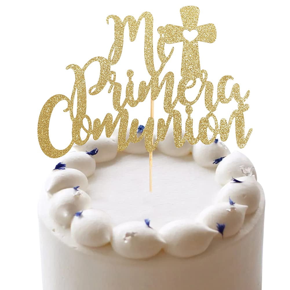 Mi Primera Communion SCH4 Cake Topper - First Communion Cake Topper ...