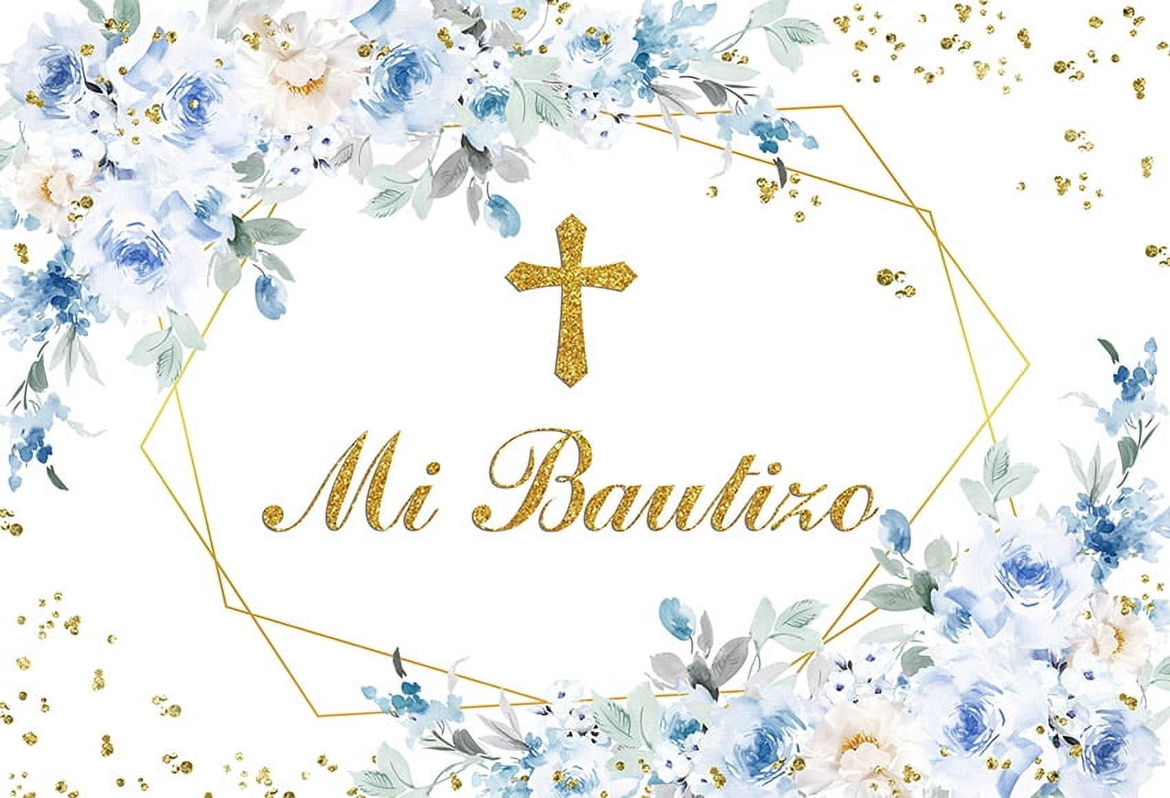 Mi Primera Comunión Baptism Kids God Bless Christening Party ration ...