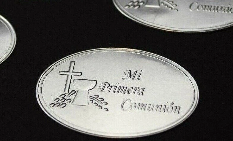 Mi Primera Comunion Recuerdos Labels Party Favor Tags Communion ...