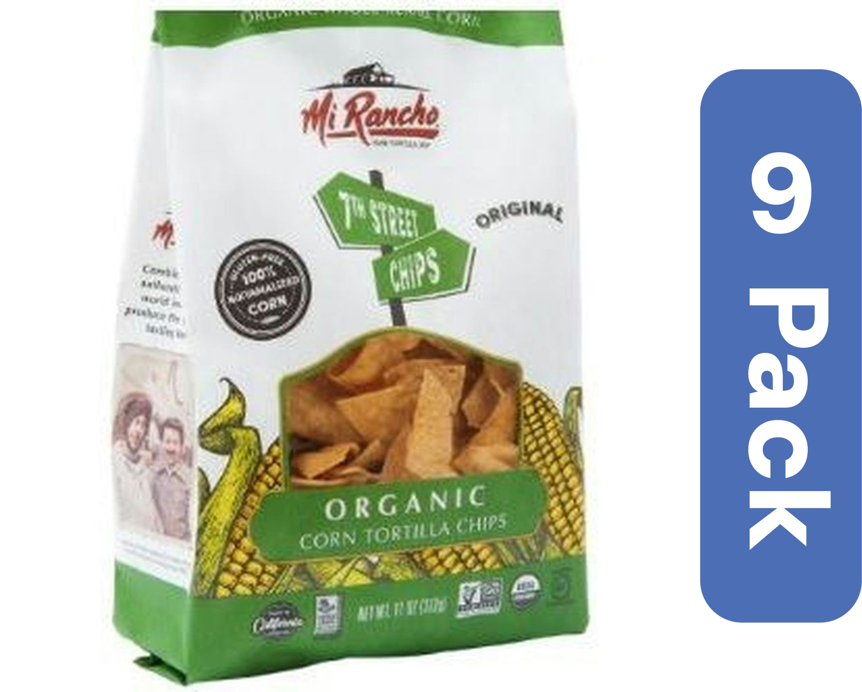 Mi Rancho Original Tortilla Chips 11 oz (Pack Of 9) - Walmart.com