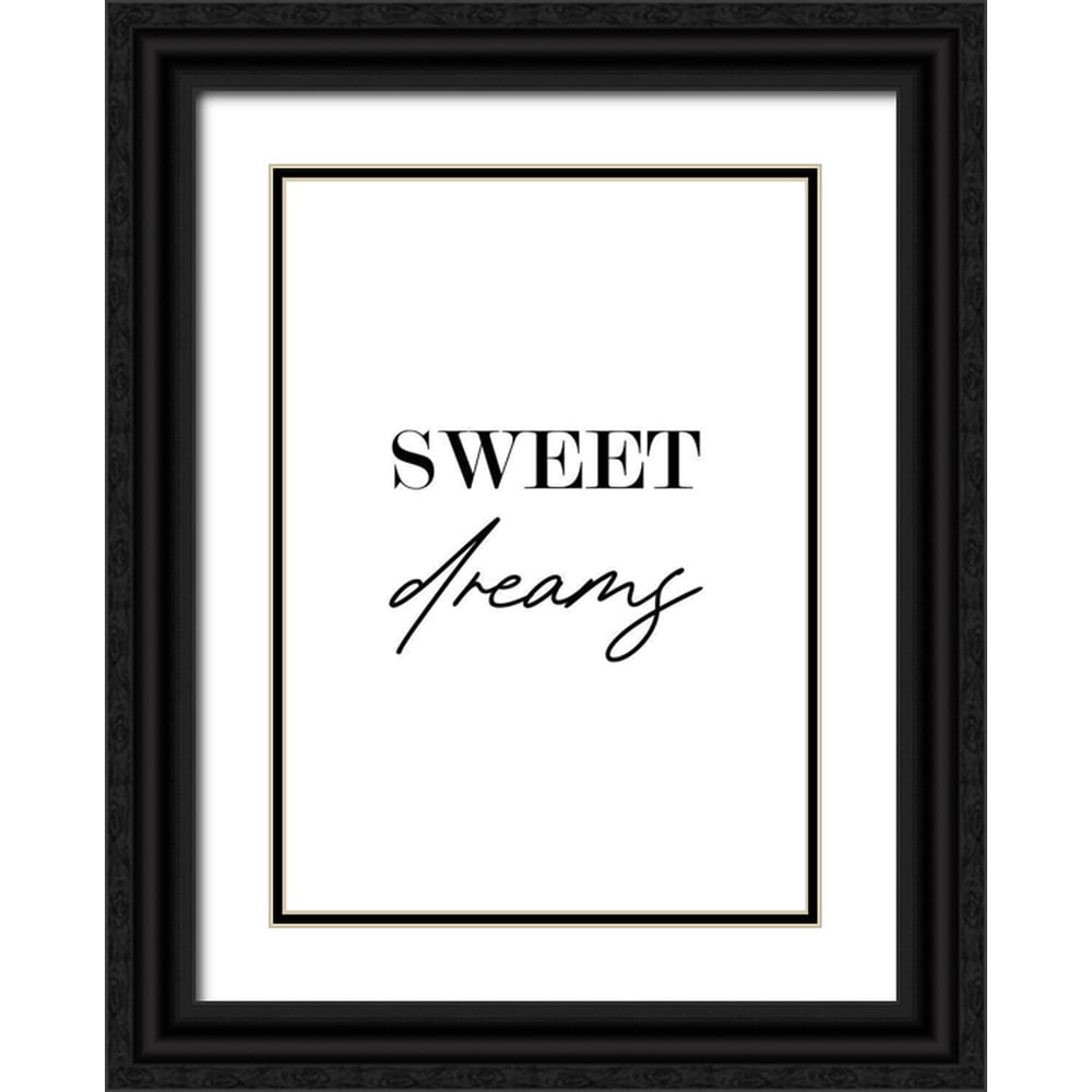 Mi, Suki 11x14 Black Ornate Wood Framed with Double Matting Museum Art ...