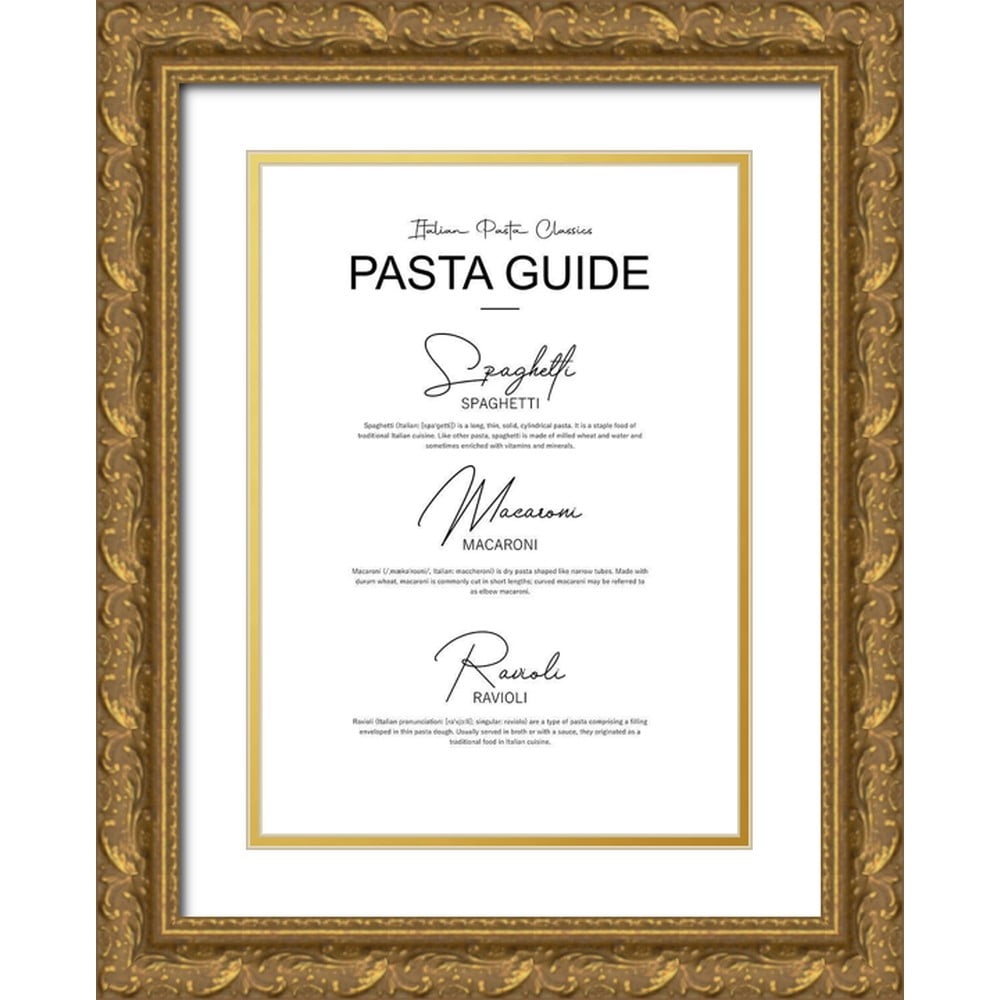 Mi, Suki 24x32 Gold Ornate Wood Framed with Double Matting Museum Art Print Titled - Italian ...