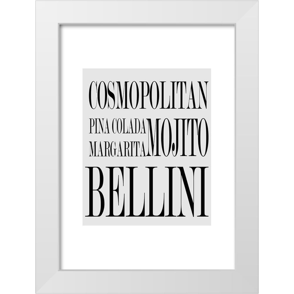 Mi, Suki 24x32 White Modern Wood Framed Museum Art Print Titled ...