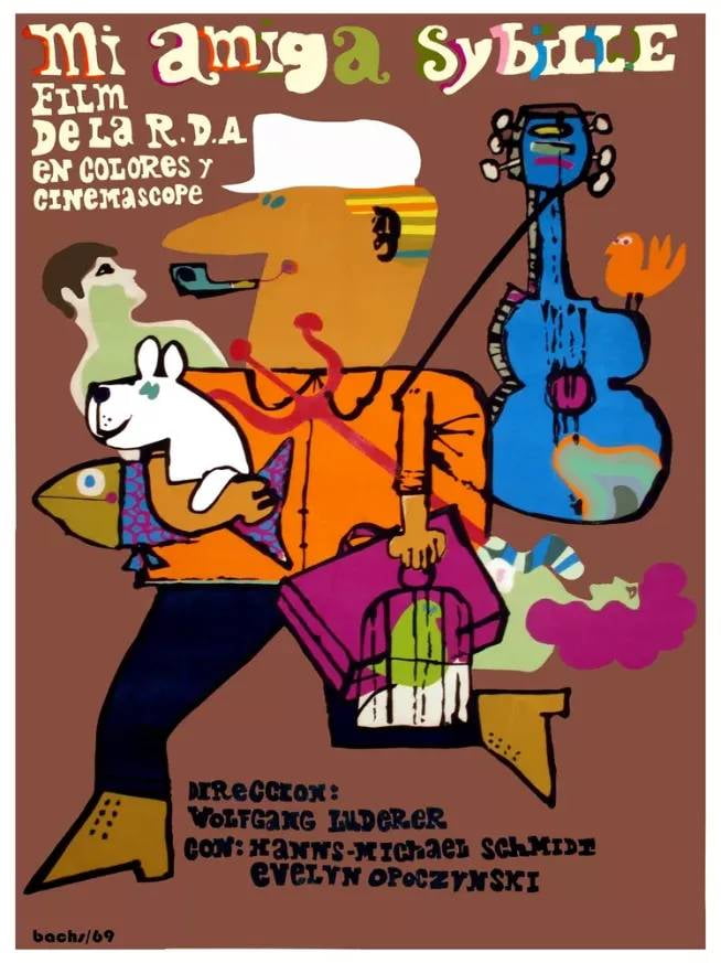 Mi amiga Sybille movie wall Decoration Poster.Graphic Art Interior ...