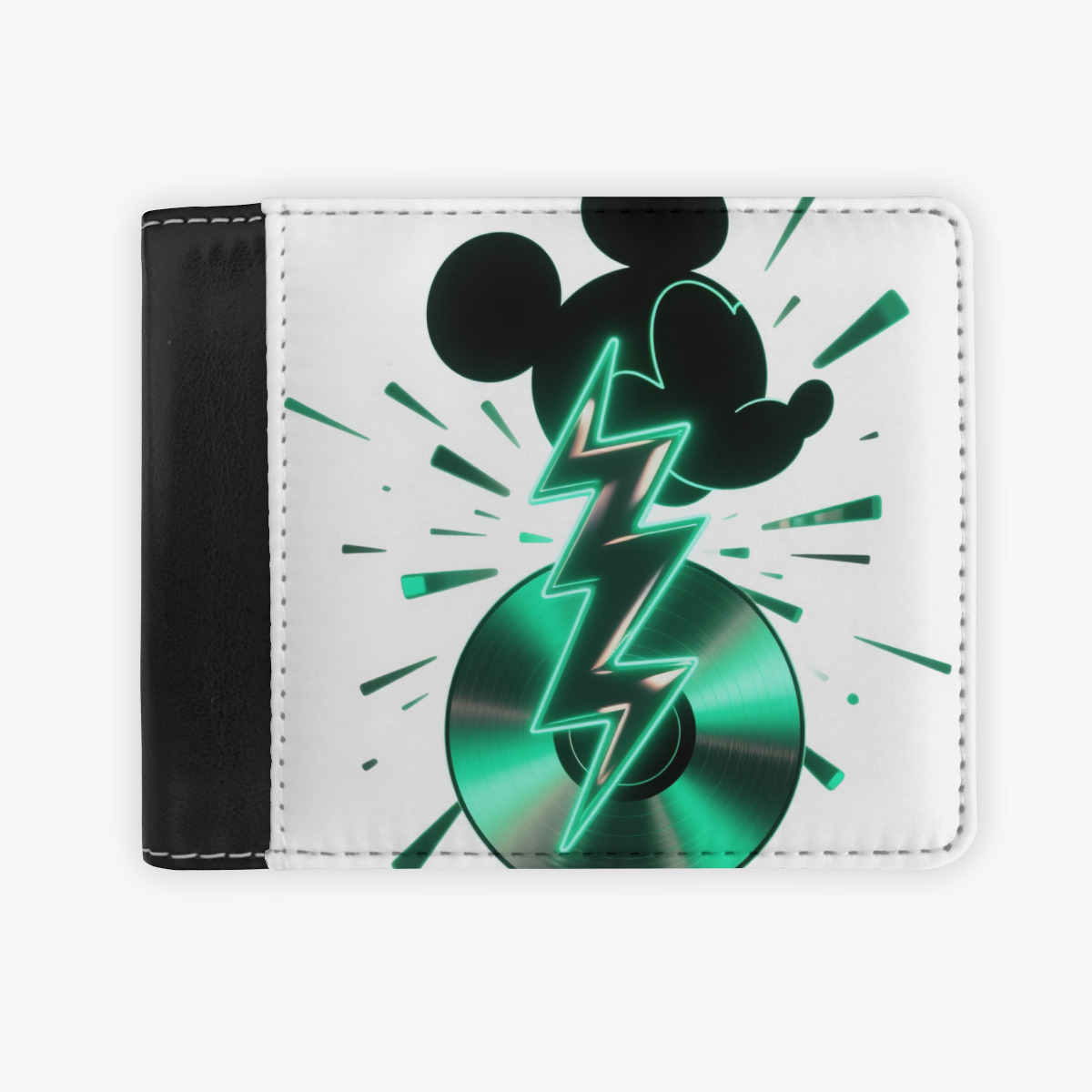 Mi×ckey M×ouse Men's Bifold Wallet Thin Wallet Fashion Card Holder ...