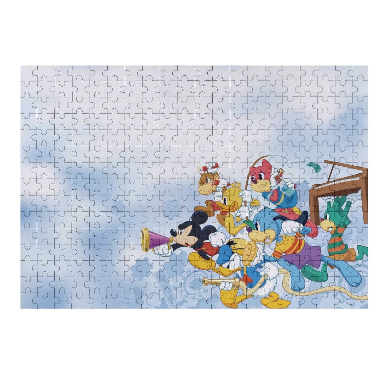 Mi-ckey Min-nie Mouse Puzzle Wall Decoration Parent Child Interactive ...