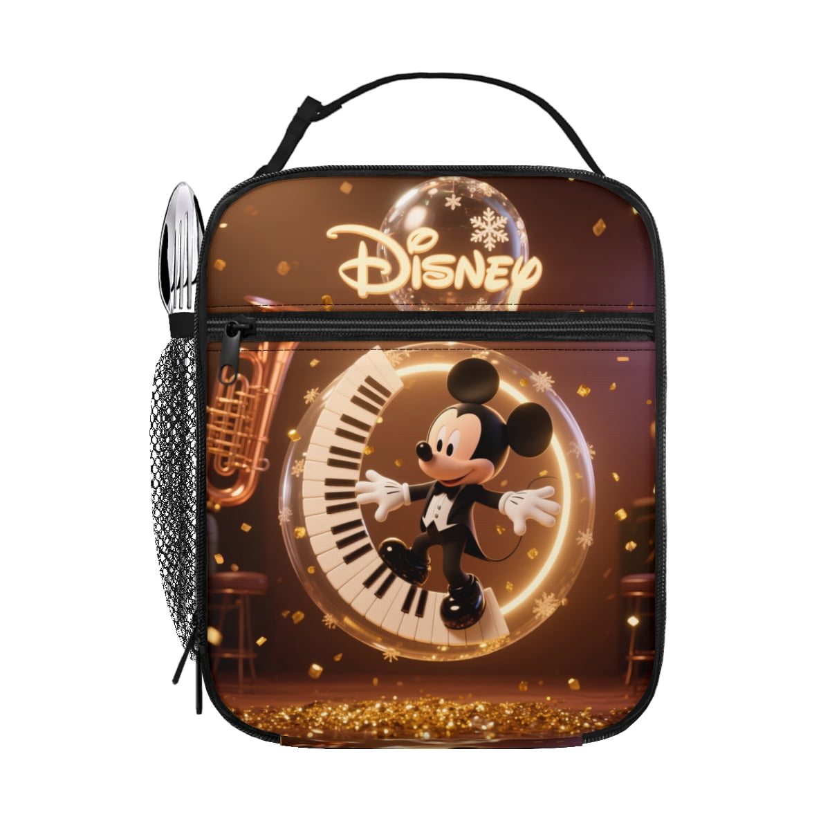 Mi×ckey Mouse Lunch Bag Insulated Lunch Box Unisex Reusable Lunchbox ...