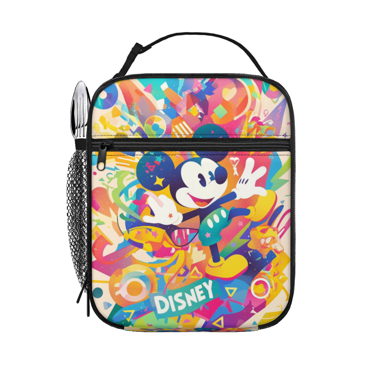 Mi×ckey Mouse Lunch Bag Insulated Lunch Box Unisex Reusable Lunchbox ...