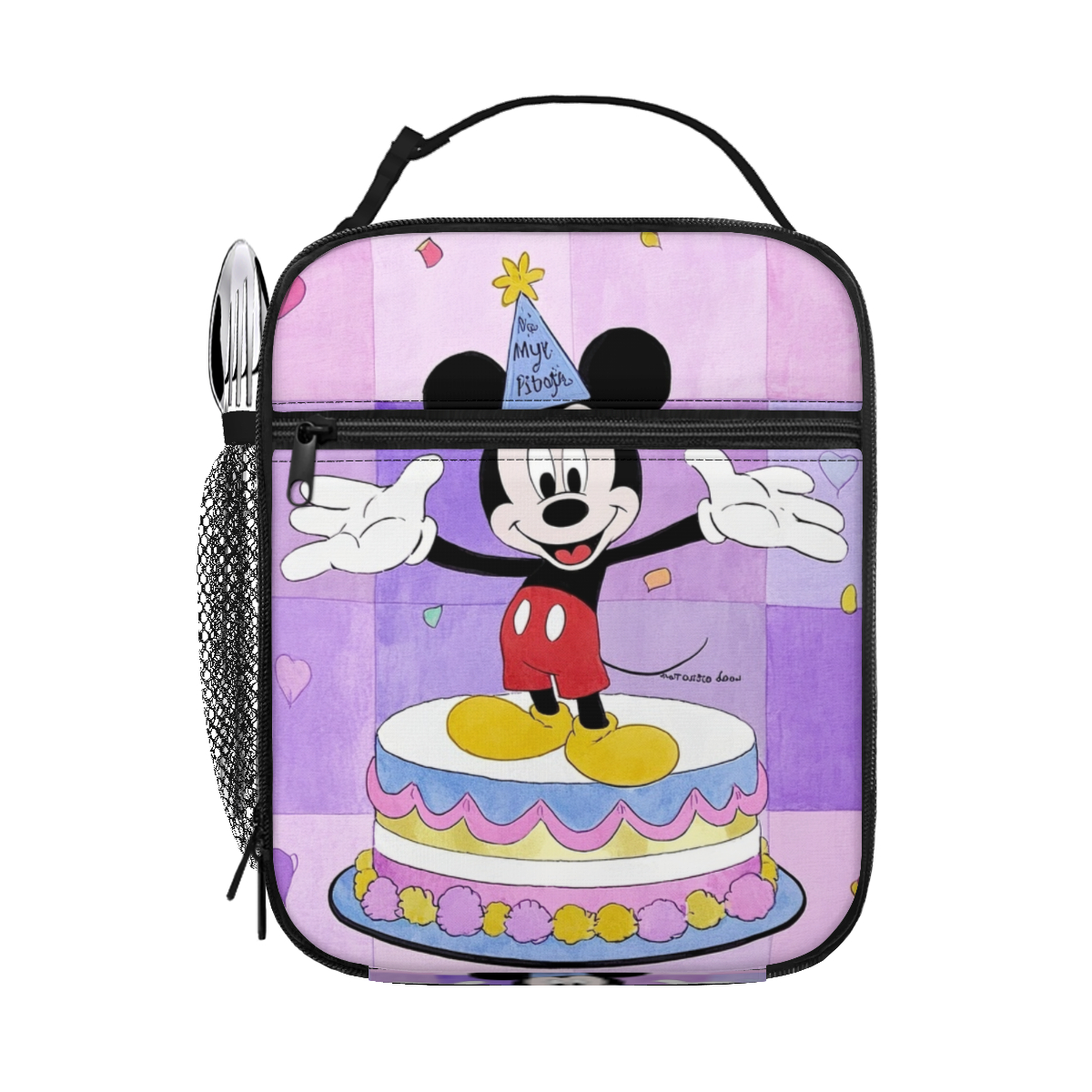 Mi×ckey Mouse Lunch Bag Insulated Lunch Box Unisex Reusable Lunchbox ...
