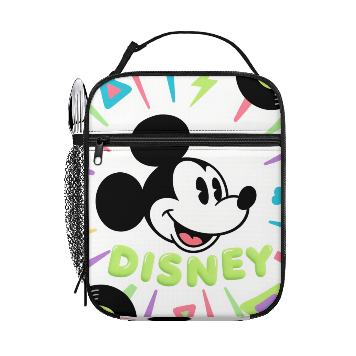 Mi×ckey Mouse Lunch Bag Insulated Lunch Box Unisex Reusable Lunchbox ...