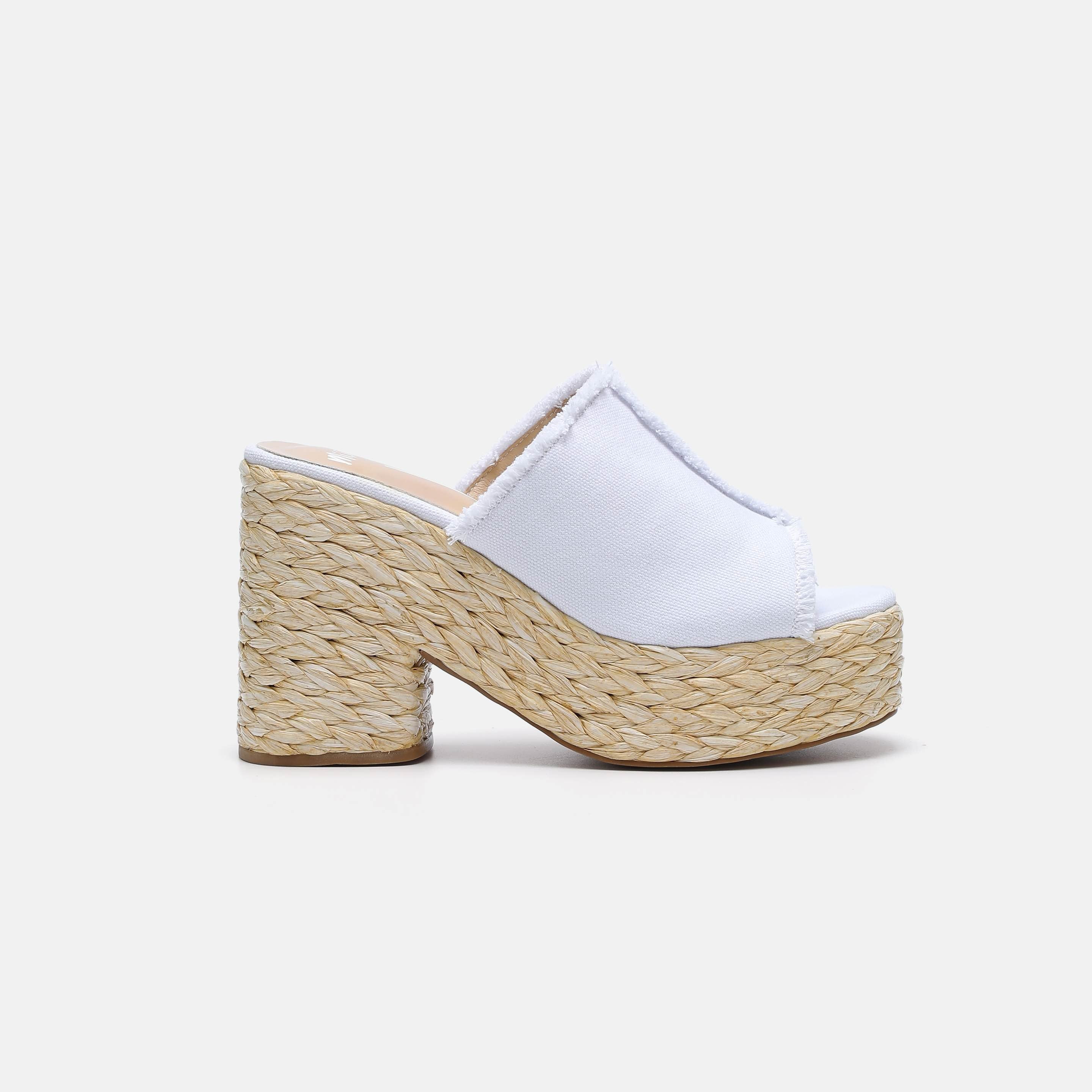 Mi.iM Alison Peep Toe Braided Platform Sandals - Walmart.com