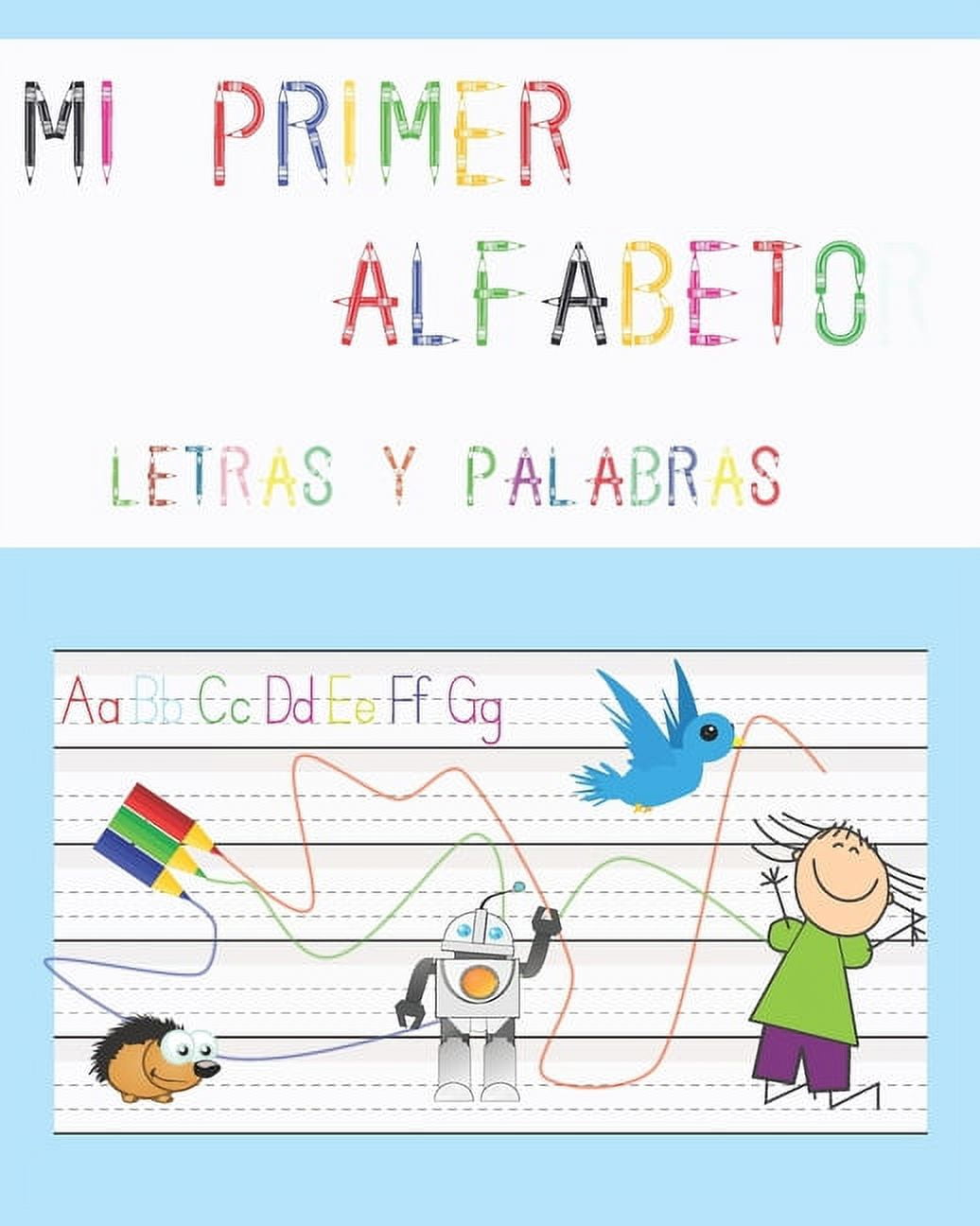 Mi primer alfabeto, letras y palabras: Escritura alfabeto para niños ...
