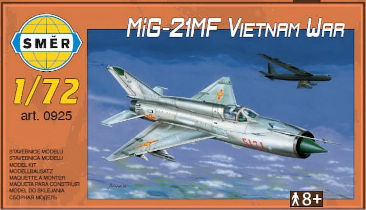 MiG-21 MF Fishbed in Vietnam War (1/72 model kit) - Walmart.com