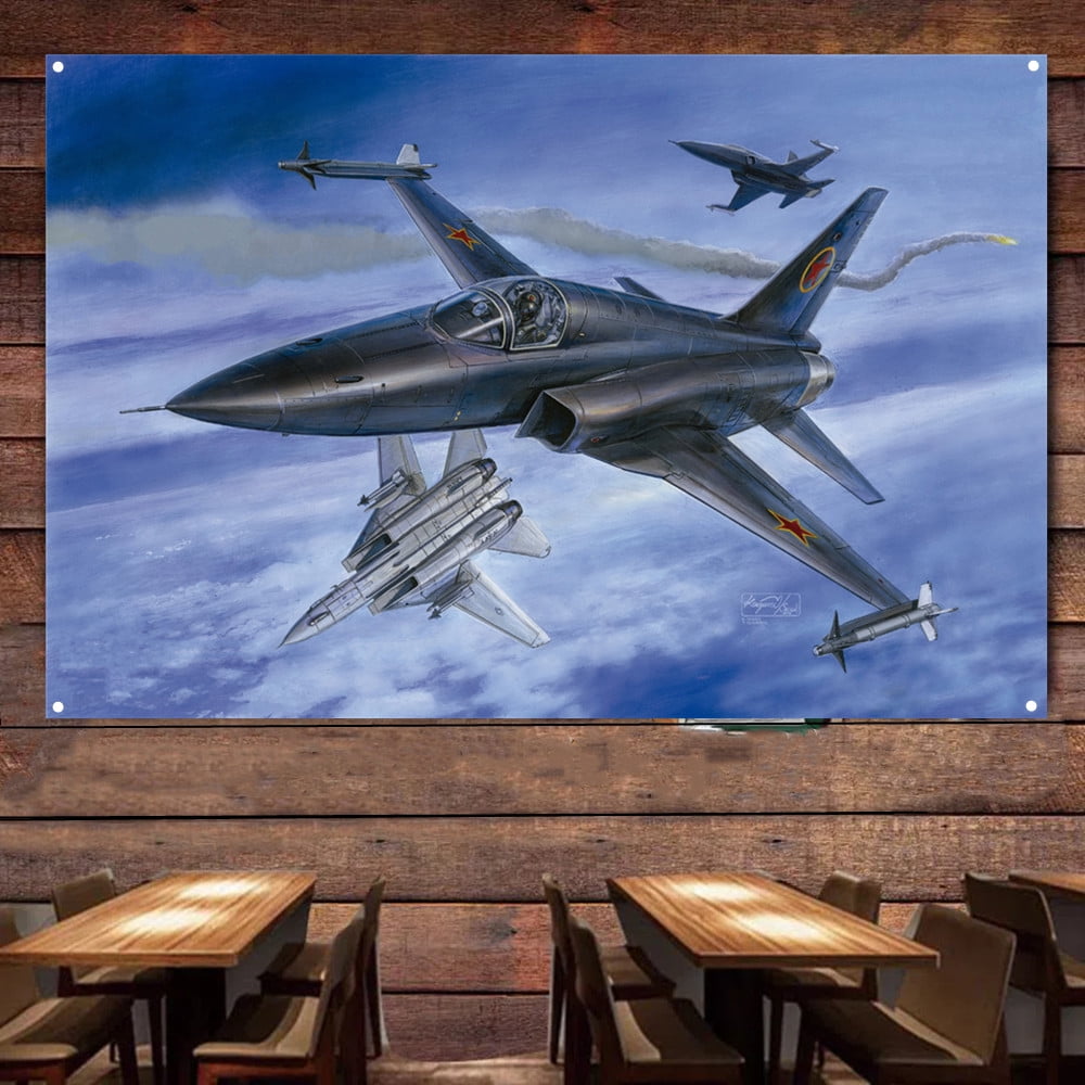MiG-28 Airplane Banner Wall Chart - Military Aviation Poster Wall ...