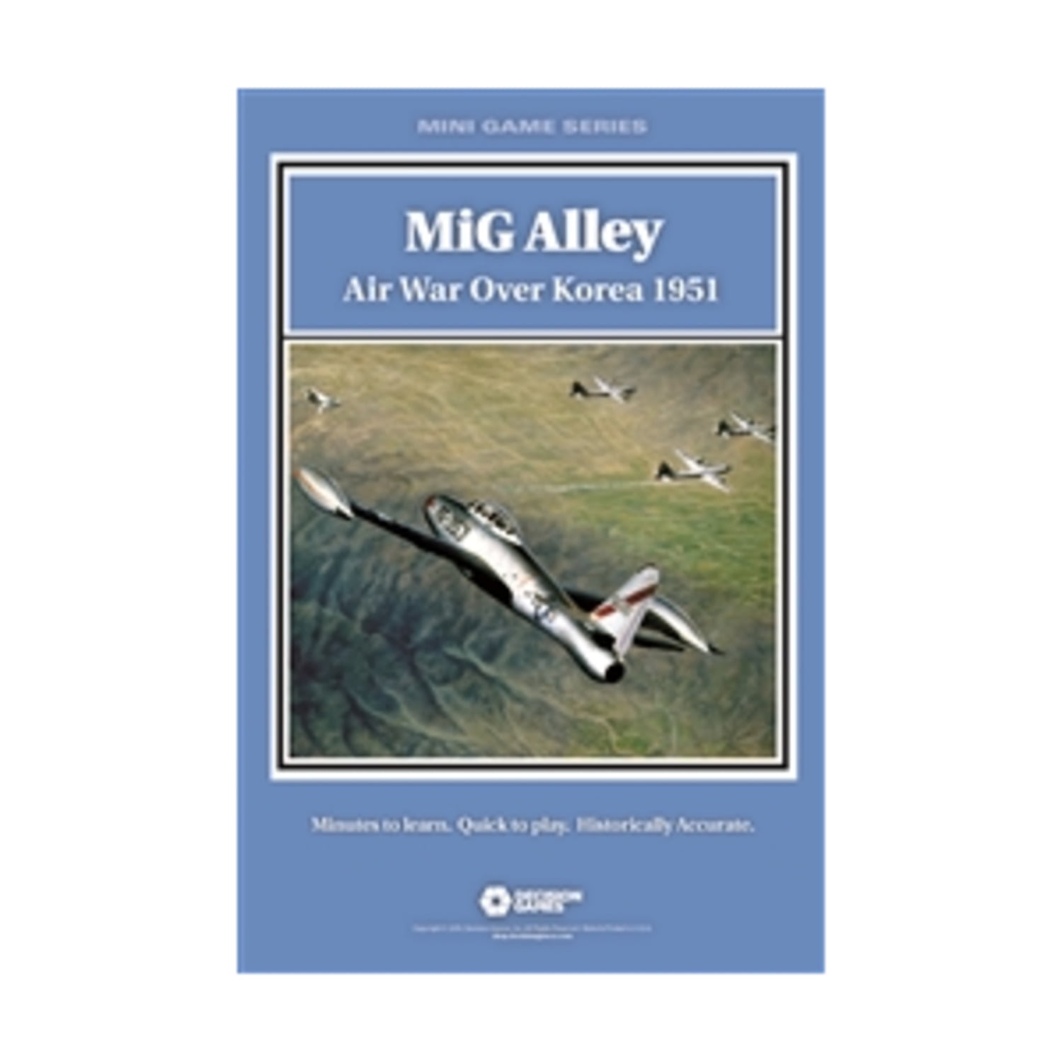 Decision Games MiG Alley Air War Over Korea 1951 Mini Game Series DCG ...