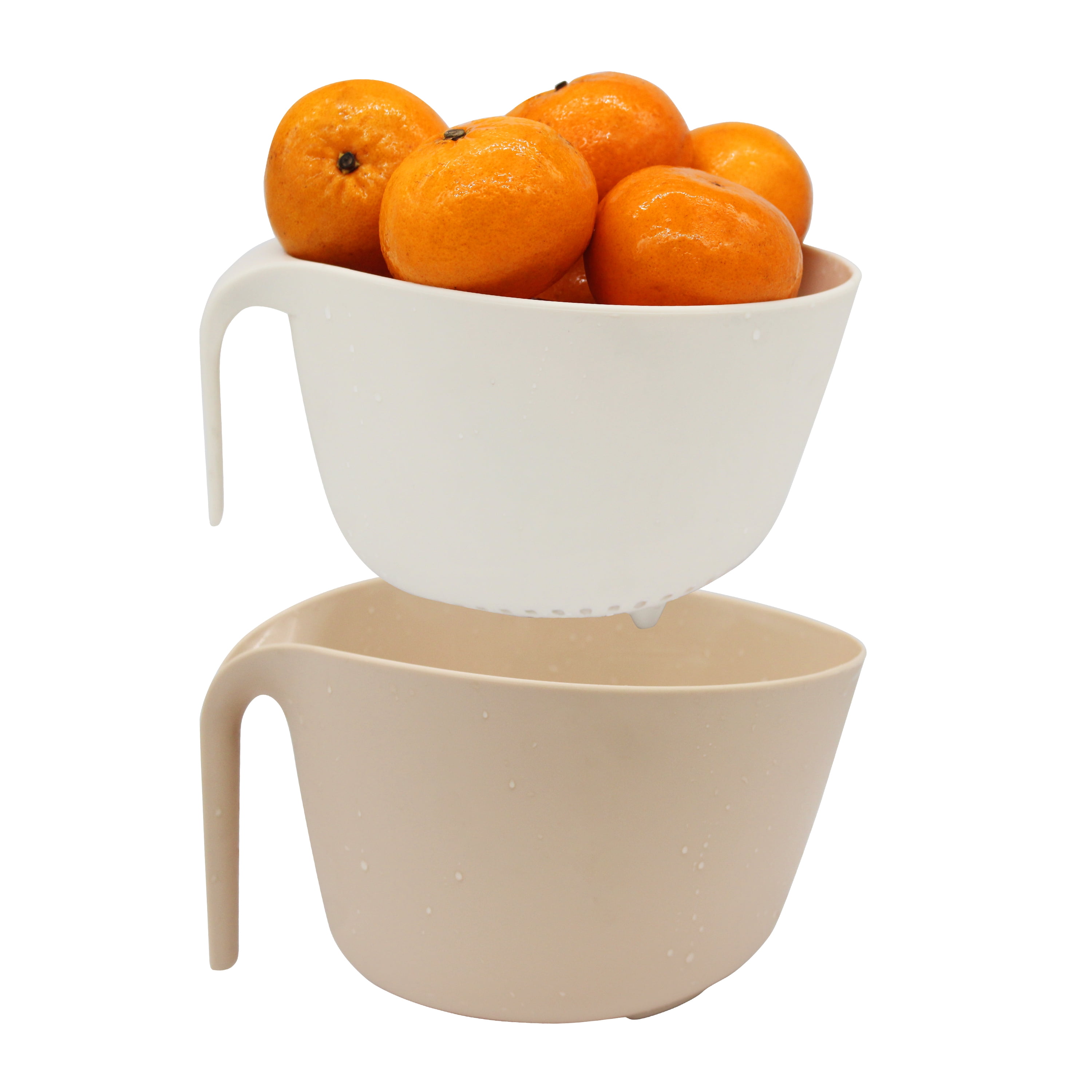 MiHerom Kitchen Colander Bowls Set for Soaking,Washing,Draining Pasta ...