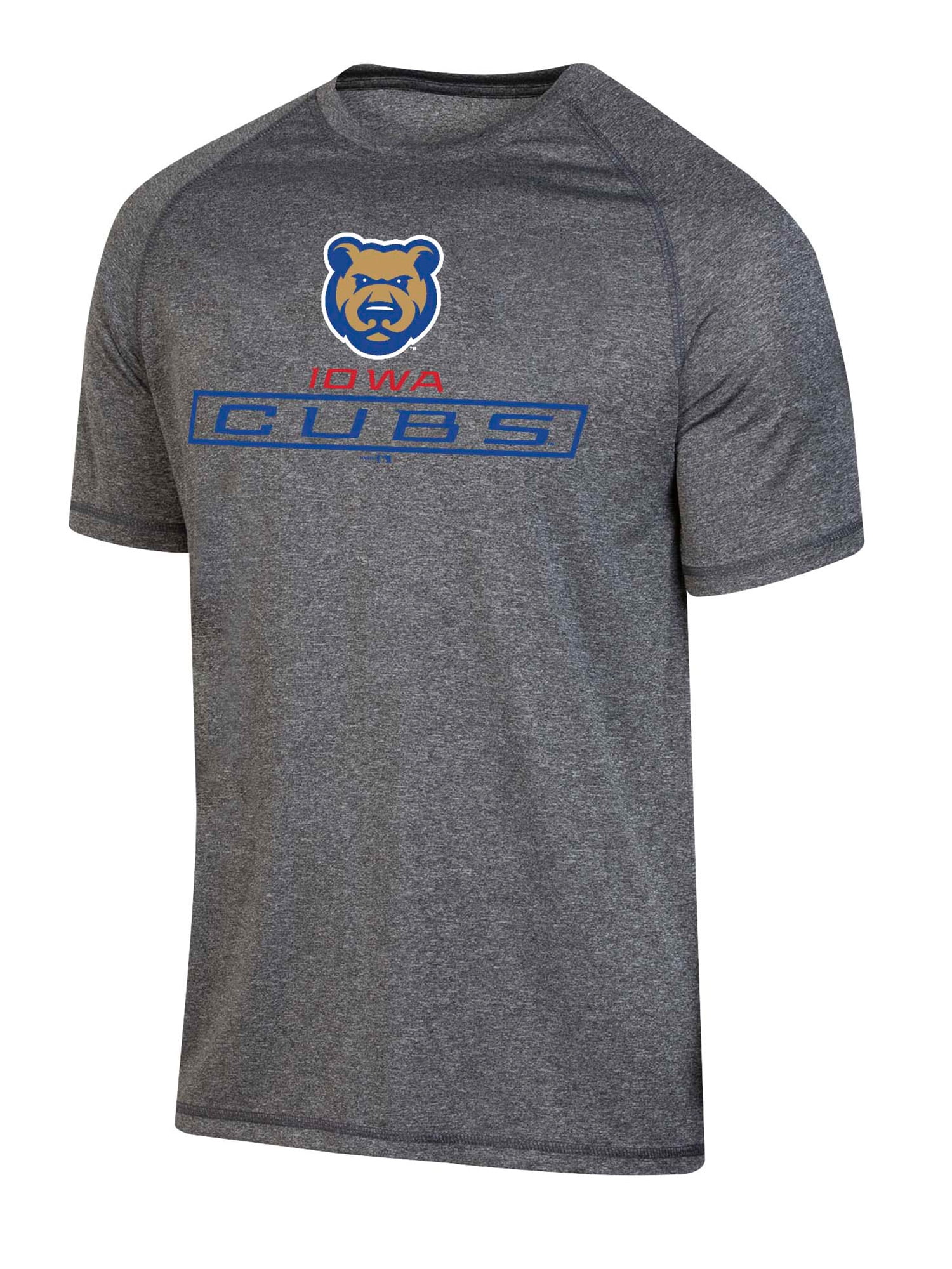 MiLB Iowa Cubs Mens Short Sleeve Crew Neck Raglan Impact Tee - Walmart.com
